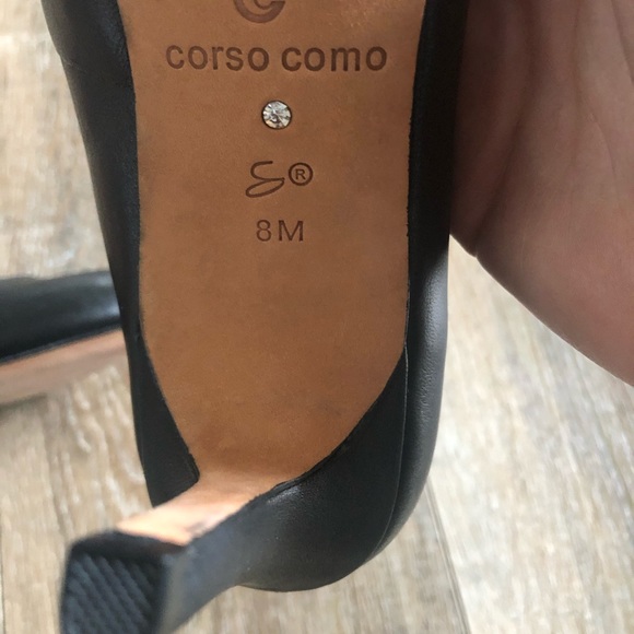 Corso Como | Shoes | Corso Como Black Leather Classic Heels | Poshmark